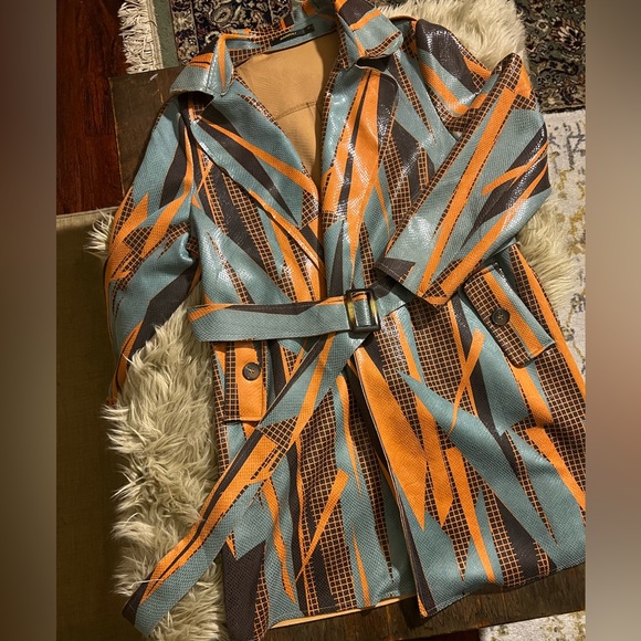 Jackets & Coats | Retro Unique Jacket Handmade 8s Soft Snake Skin ...
